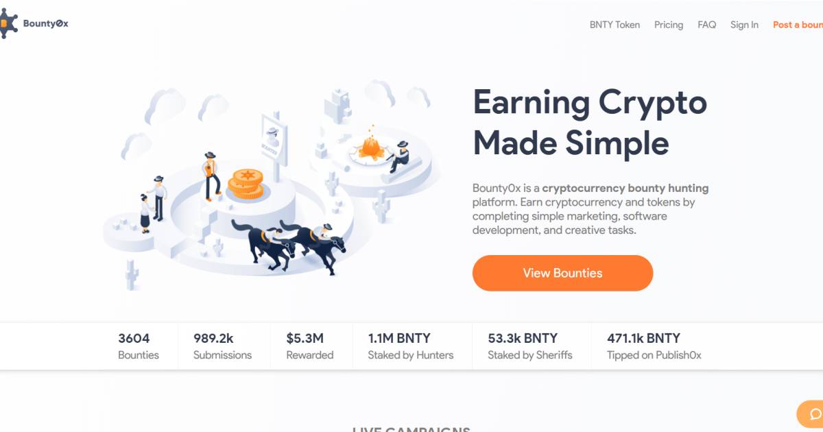 Bounty0x: contact details, crypto payment methods