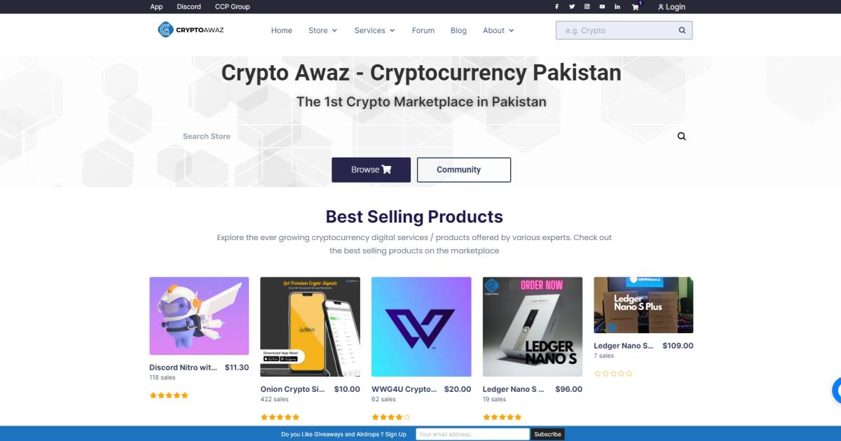 Crypto Awaz: contact details, crypto payment methods